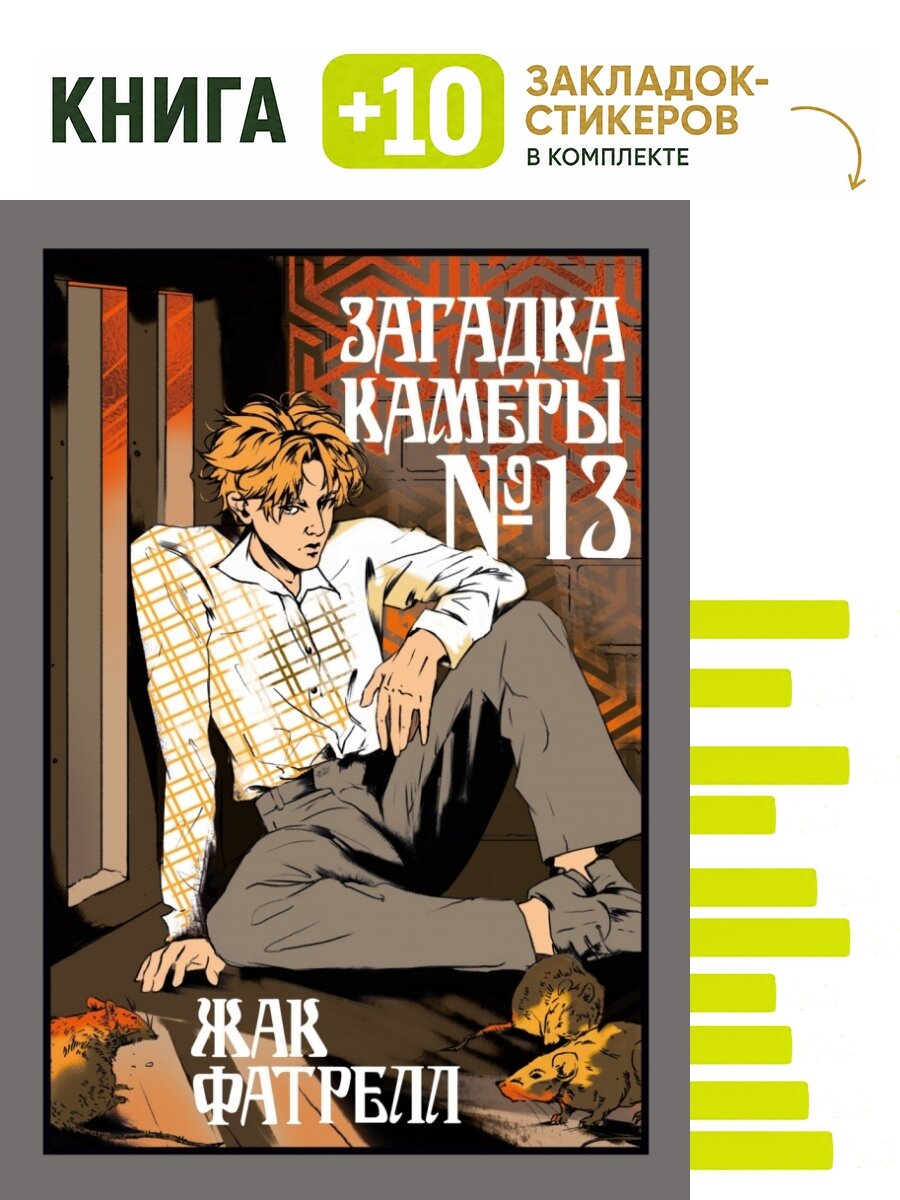 Загадка камеры № 13. Комплект: книга + 10 закладок-стикеров