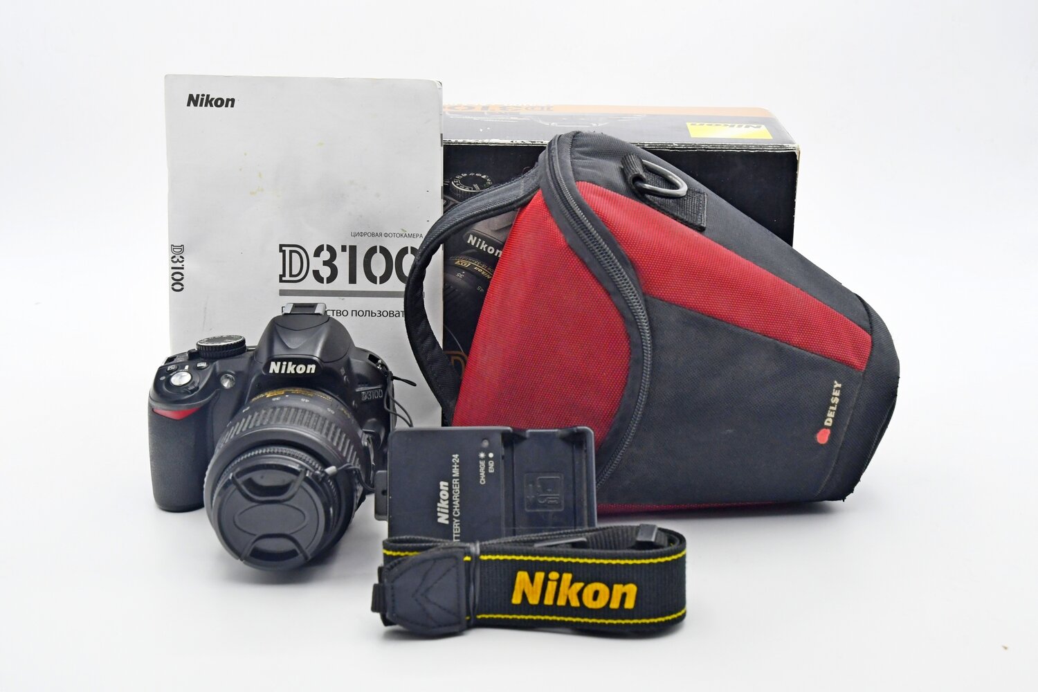 Зеркальный фотоаппарат Nikon D3100 Kit AF-S 18-55mm VR DX