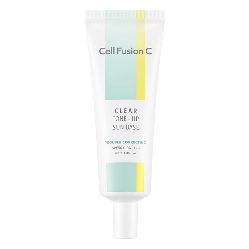 Средство солнцезащитное Cell Fusion C Clear Sun Base SPF 50+/PA++++ Кроющая база под макияж для чувствительной, склонной к акне кожи с очень высокой защитой от солнца 40 мл