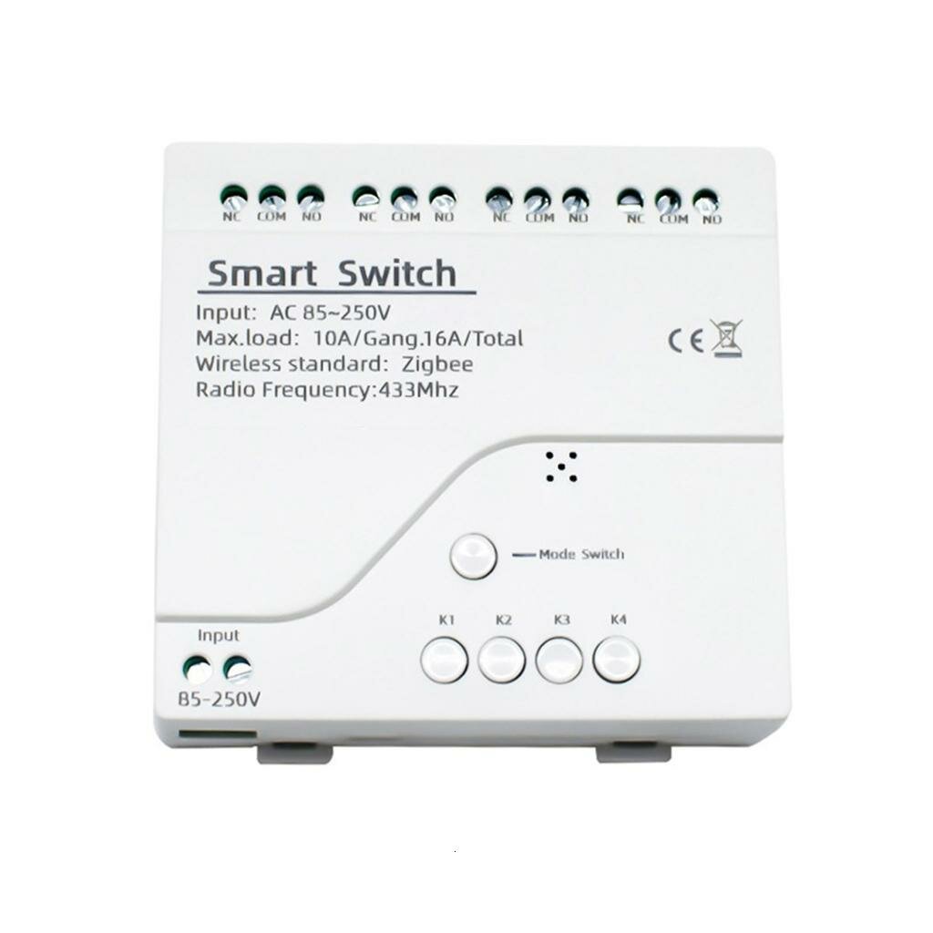 Туа Смарт 4CH RF433 выключатель WiFi