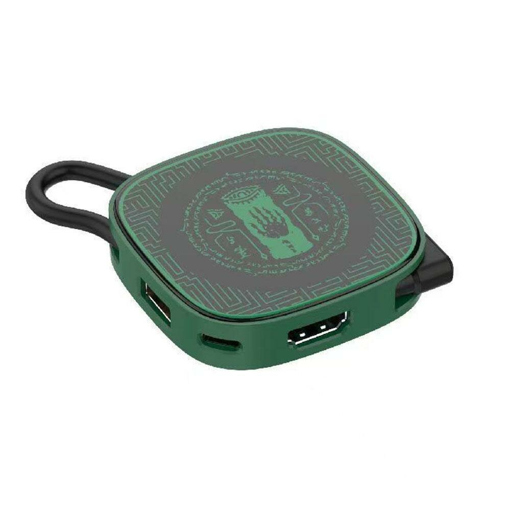 Док-станция USB-C для Nintendo Switch, HDMI 4K 30 Гц, USB 3.0, PD 100 Вт, голубая