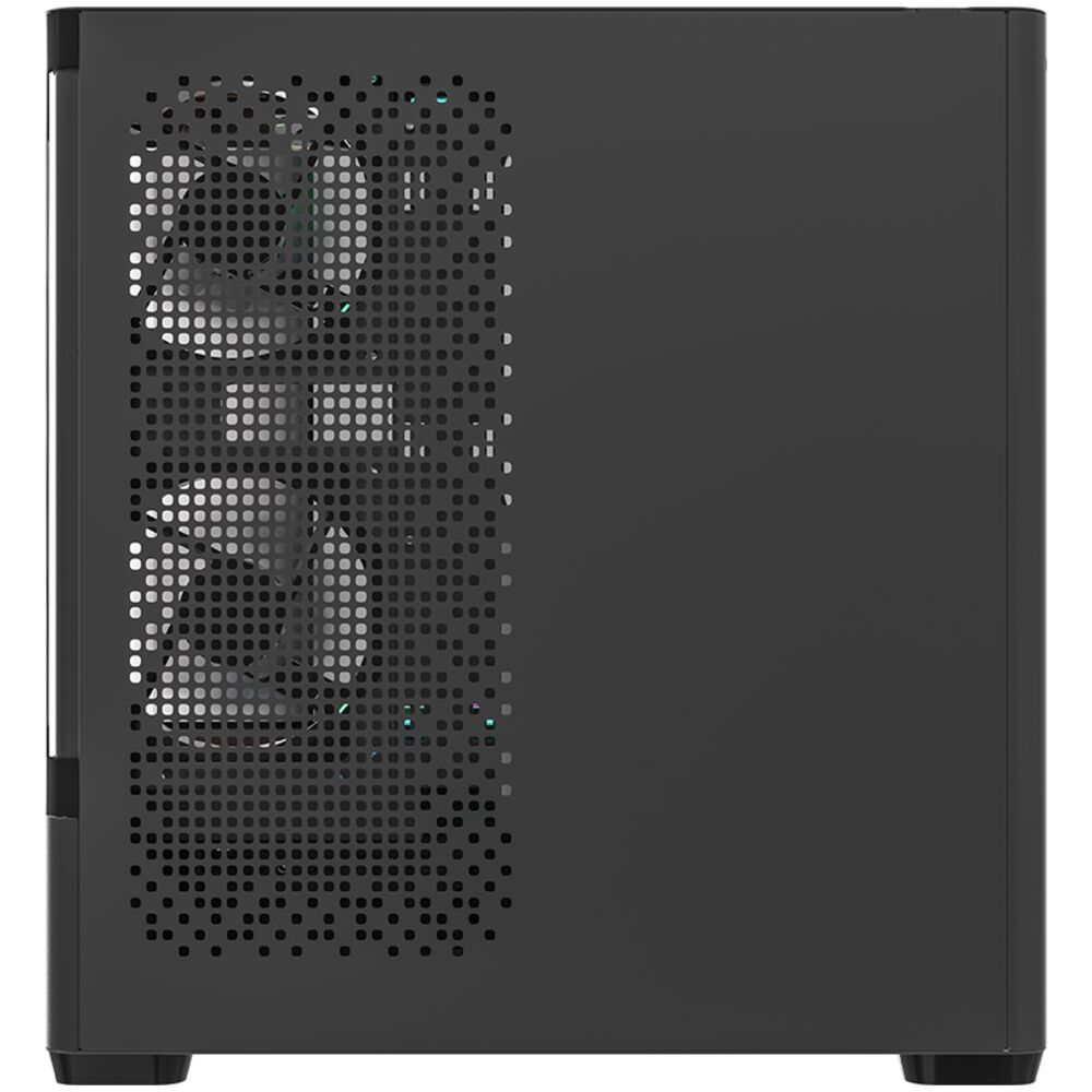 Корпус MicroATX Minitower Formula Crystal U1M Floe Black уценка