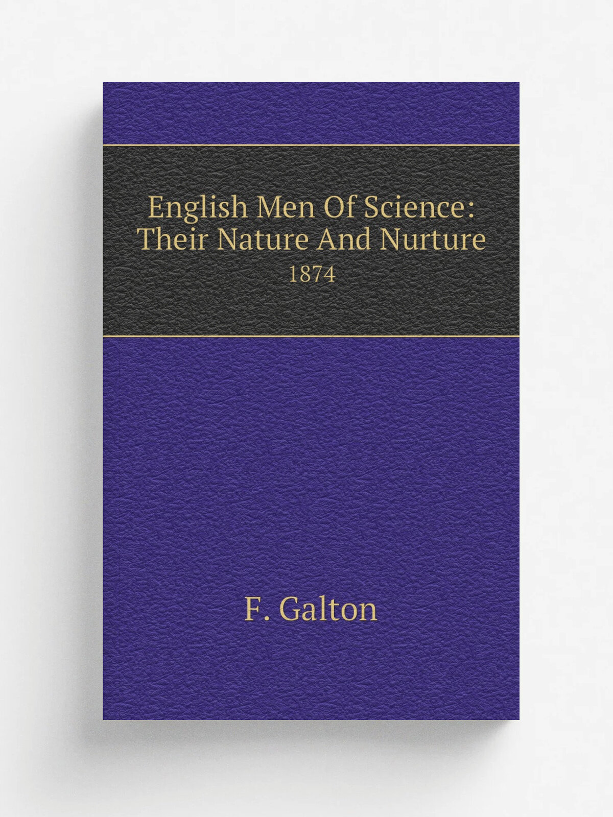 English Men Of Science: Their Nature And Nurture. 1874 | F. Galton | 1874 | London, Macmillan & co. | Репринт