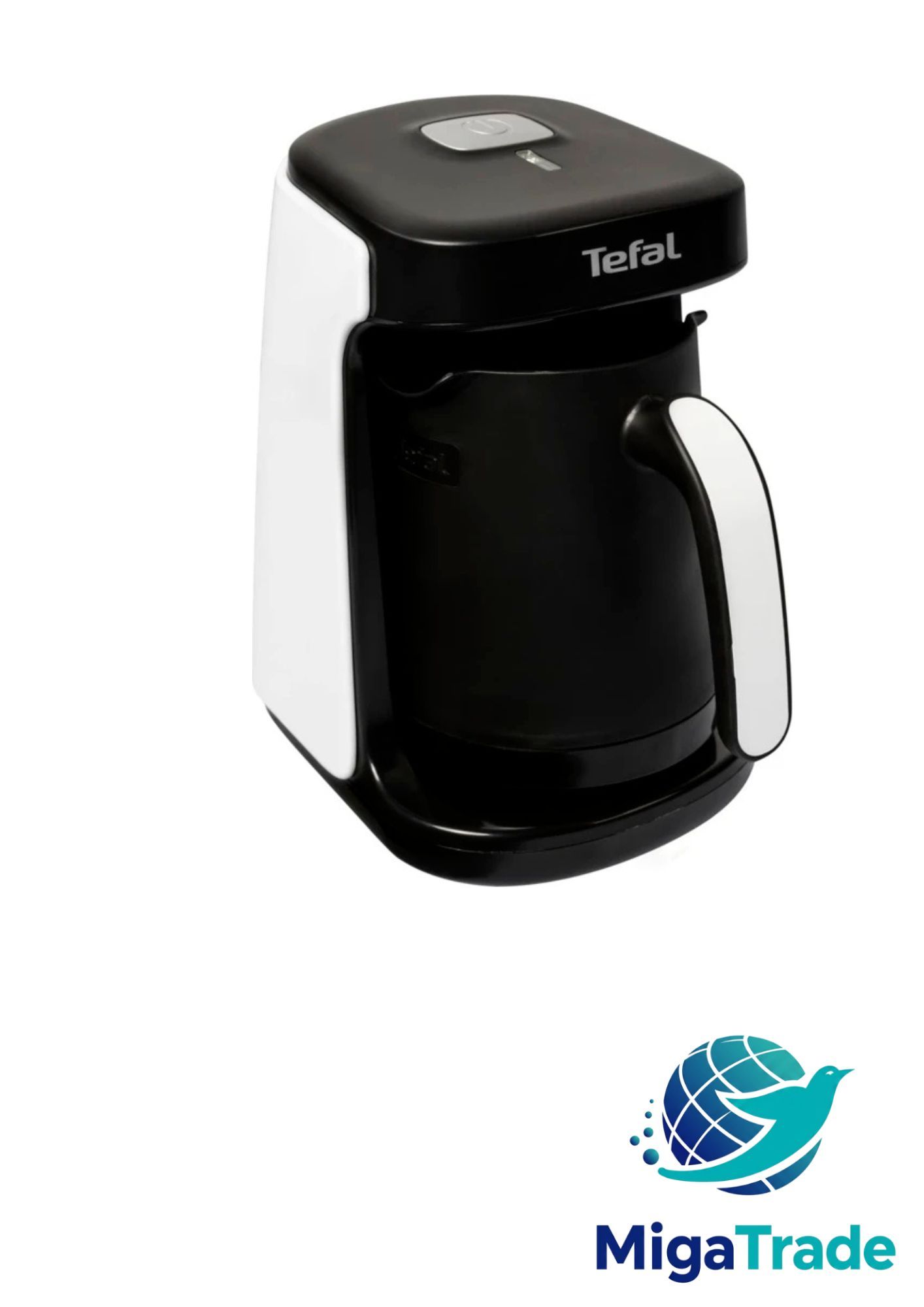 Tefal Кофеварка рожковая Miga40284, белый, черный
