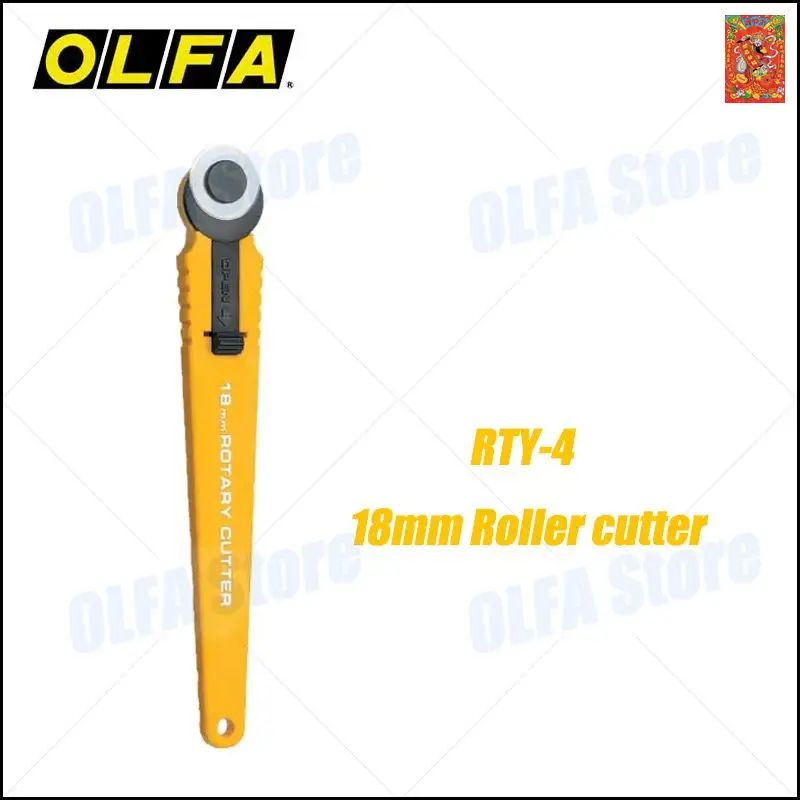 OLFA RTY-4 18MM Колесовой нож Белый Многоцелевой нож для ткани Острый и долговечный