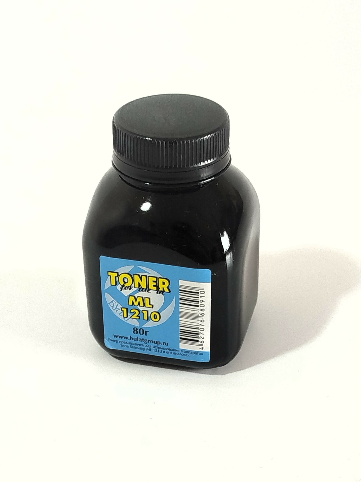 Тонер для заправки картриджей тип ML-1210, Булат, 80 гр, черный