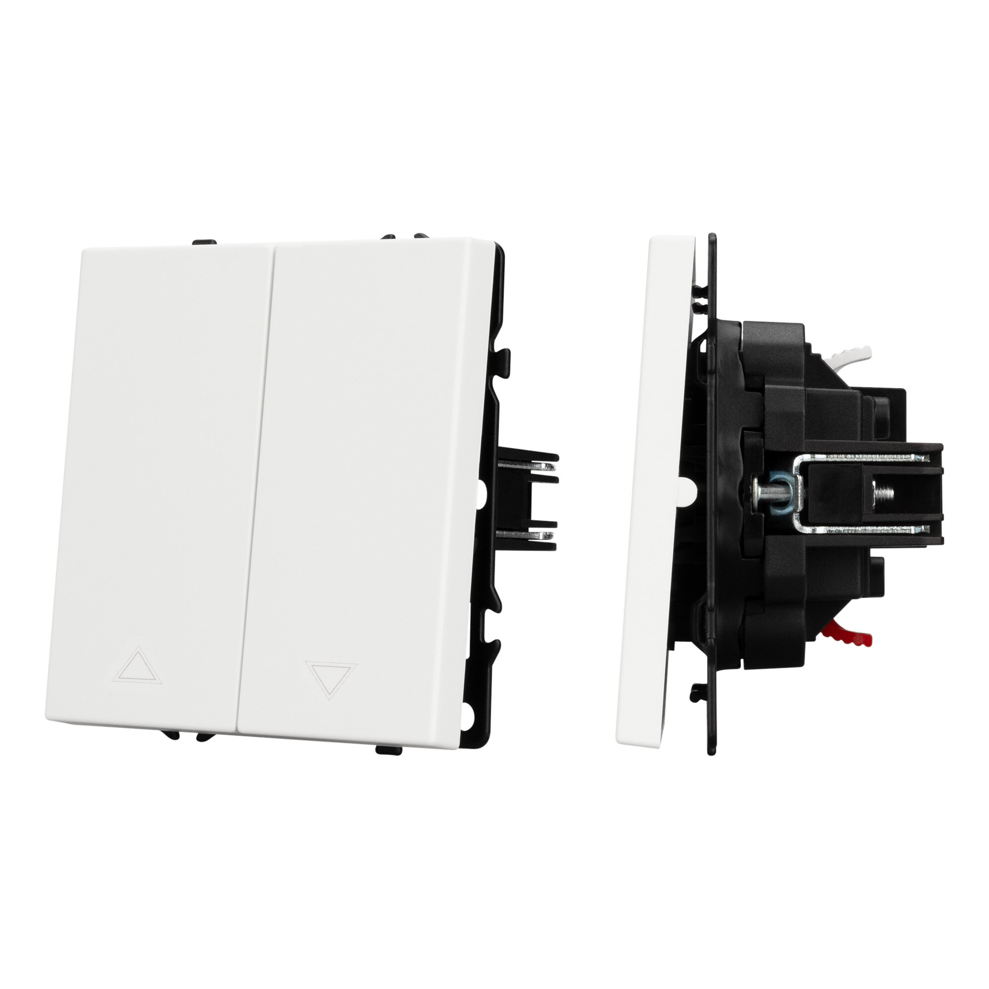 Механизм выключателя управления шторами SWT-NOBE-MKR2-SFPL-WH (230V, 10A) (Arlight, Белый кварц) 054241