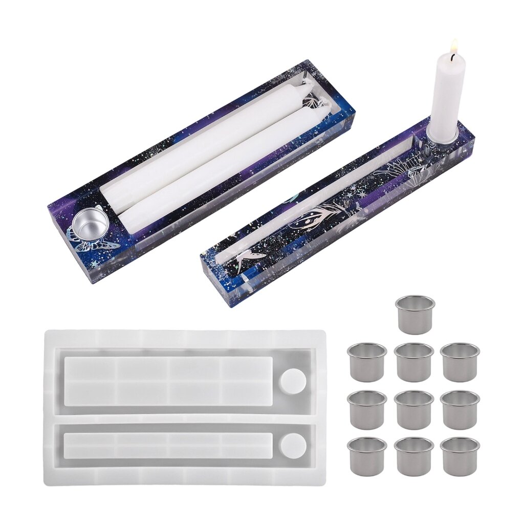 Силиконовые формы Diy цементная штукатурка воск искусство многоразовый контейнер ювелирные инструменты