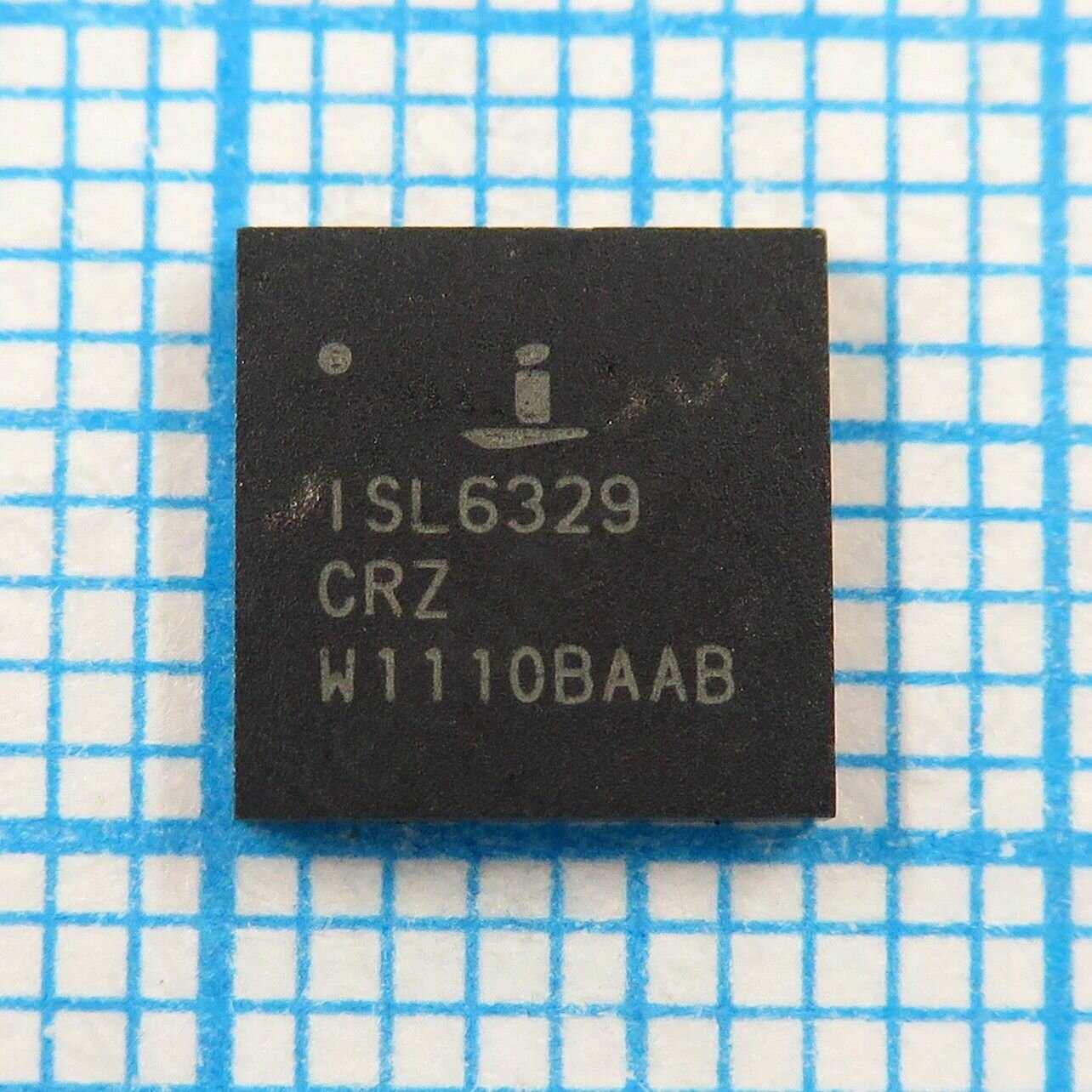 ISL6329CRZ ISL6329 - двухканальный ШИМ-контроллер для управления питанием процессоров AMD с поддержкой интерфейса SVI