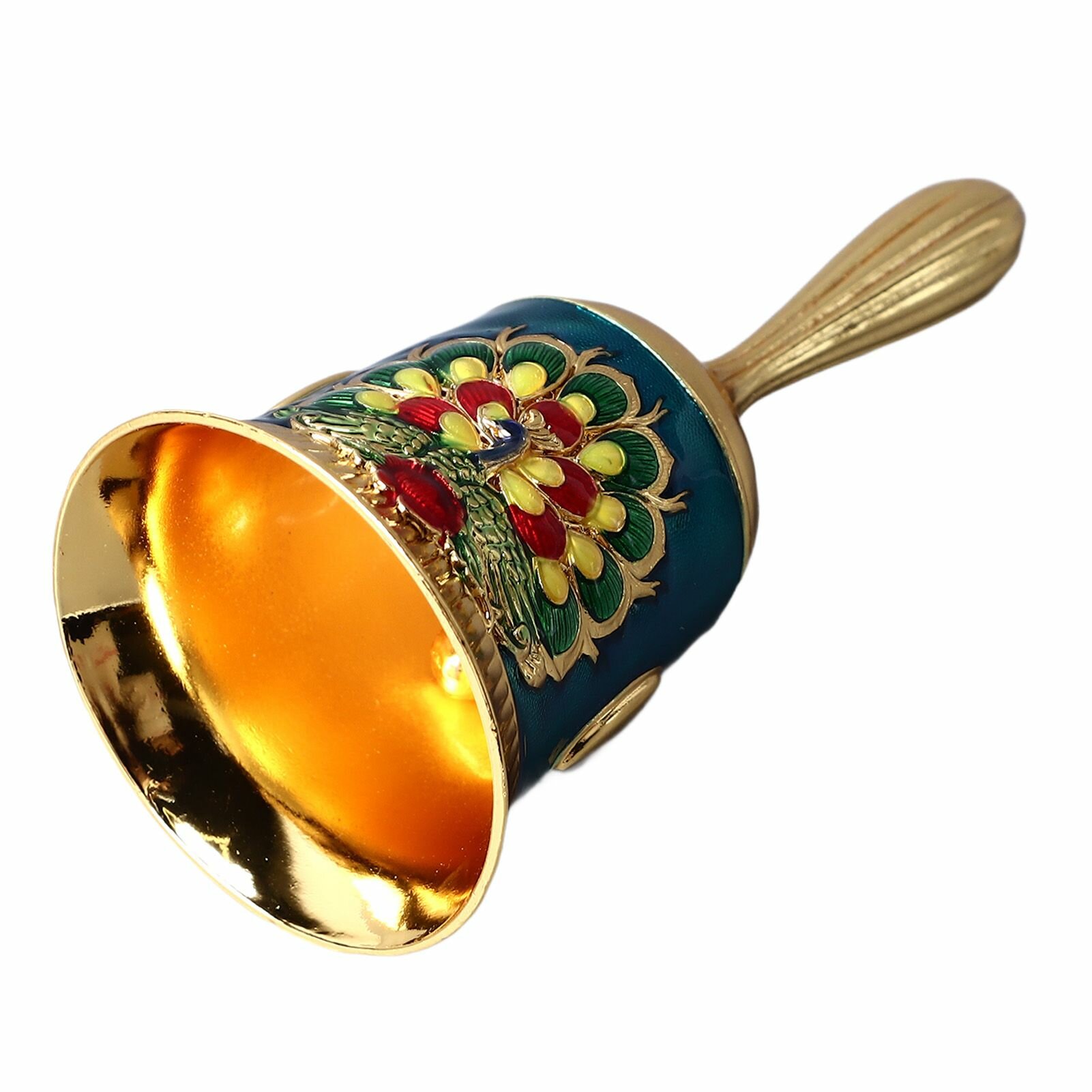 Колокольчик ручной ретро стиль из сплава для дома, свадьбы и дрессировки с чистым звуком