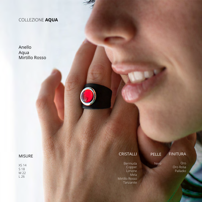 Кольцо Tulsi, кристалл