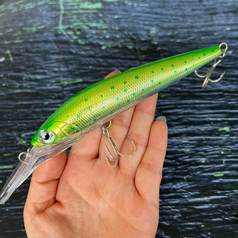 40 г 140 мм глубоководная приманка для троллинга гольяна, тонущий воблер Pesca, искусственная жесткая приманка, снаряжение для морского троянда, судака