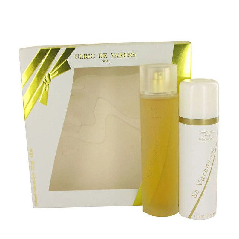 Ulric de Varens So Varens Набор (парфюмерная вода + дезодорант-спрей) 75 мл + 125 мл Женский / Со Варенс