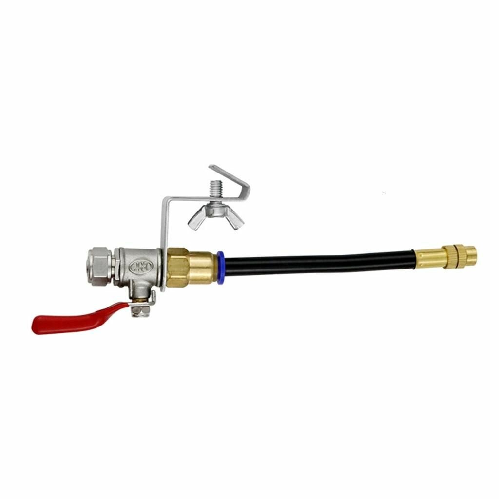 Устройство для распыления воды на станок для резки мрамора угловой шлифовальной машины-короткая алюминиевая насадка с пряжкой