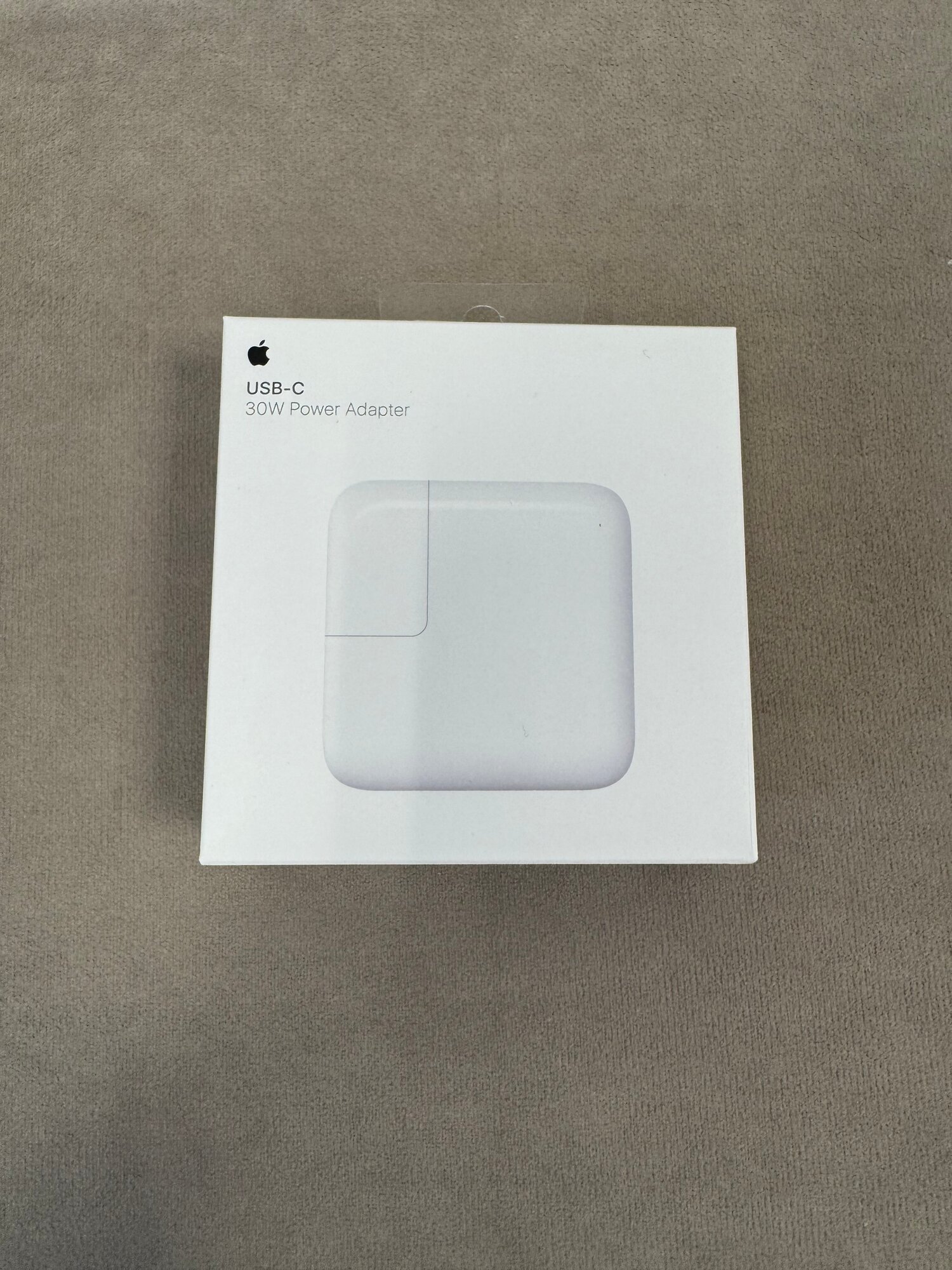 Оригинал Apple 30W Зарядное Устройство для iPhone и iPad Быстрая Зарядка USB-C, A2164, MY1W2ZM/A