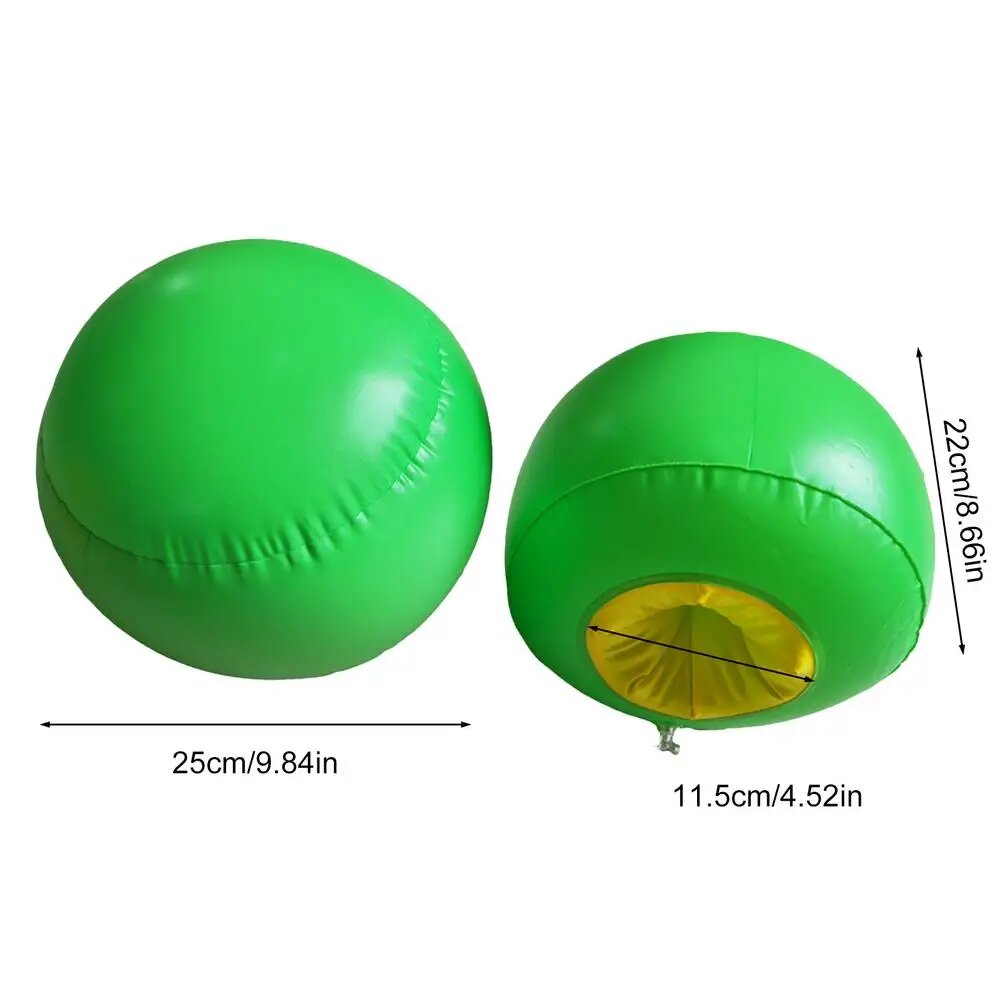 Надувные боксерские перчатки из ПВХ, боксерские перчатки для упражнений, интерактивные боксерские перчатки, воздушные шары, тренировочные перфорированные варежки, 1 пара для развлечений, Зеленый