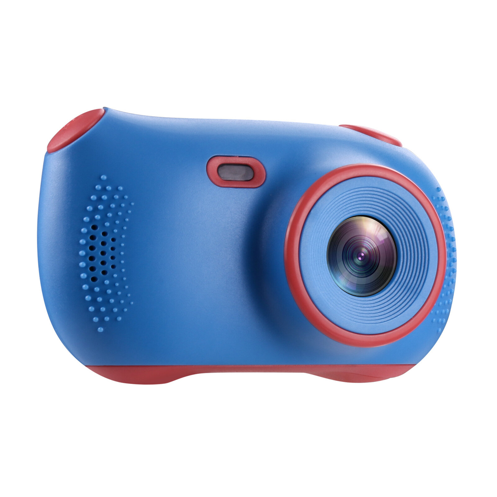 1080P Детская цифровая камера с разрешением фото 18MP Двойная линза Встроенный заряжаемый аккумулятор Подарок на день рождения для детей мальчиков девочек Blue White