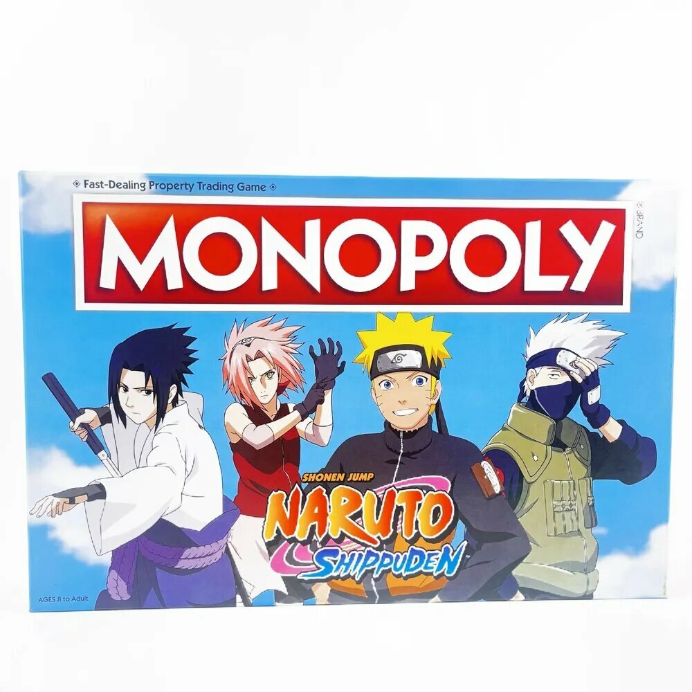 Настольная игра Монополия: Rick and Morty, Godzilla, The Nightmare Before Christmas, Naruto Для семейного досуга и праздников Подарок на день рождения 2-6 игроков, 40-60 мин