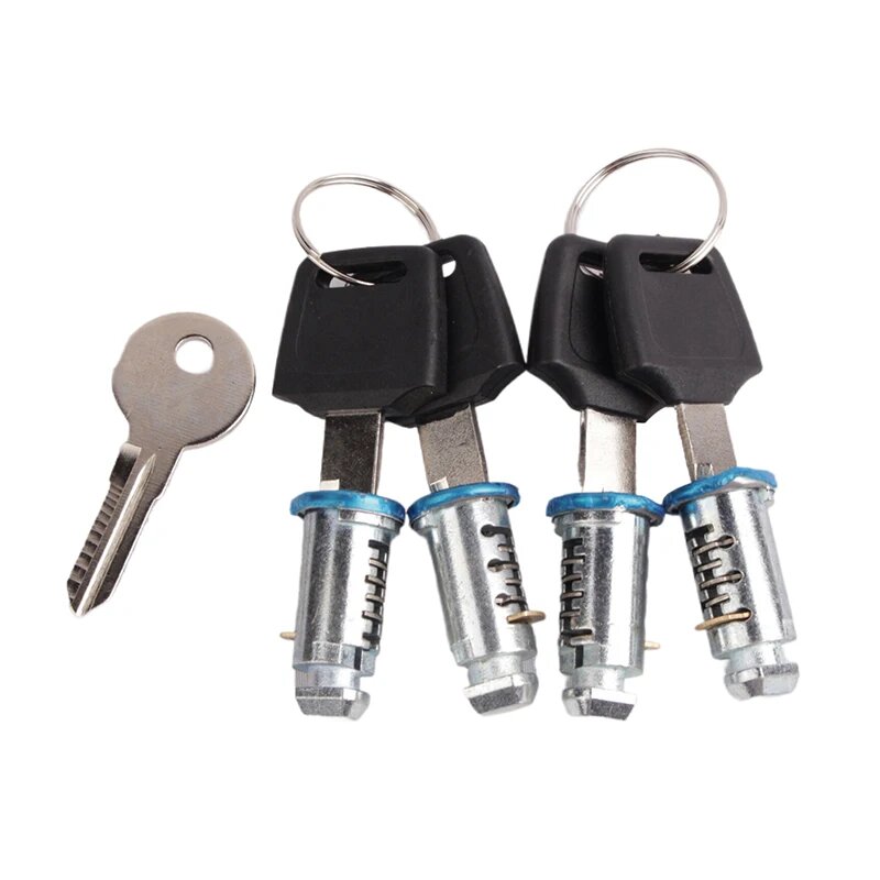 Замки и ключи для багажника на крышу, детали замка, комплекты цилиндров замка для системы багажника автомобиля, аксессуары для багажника на крышу, 4pcs
