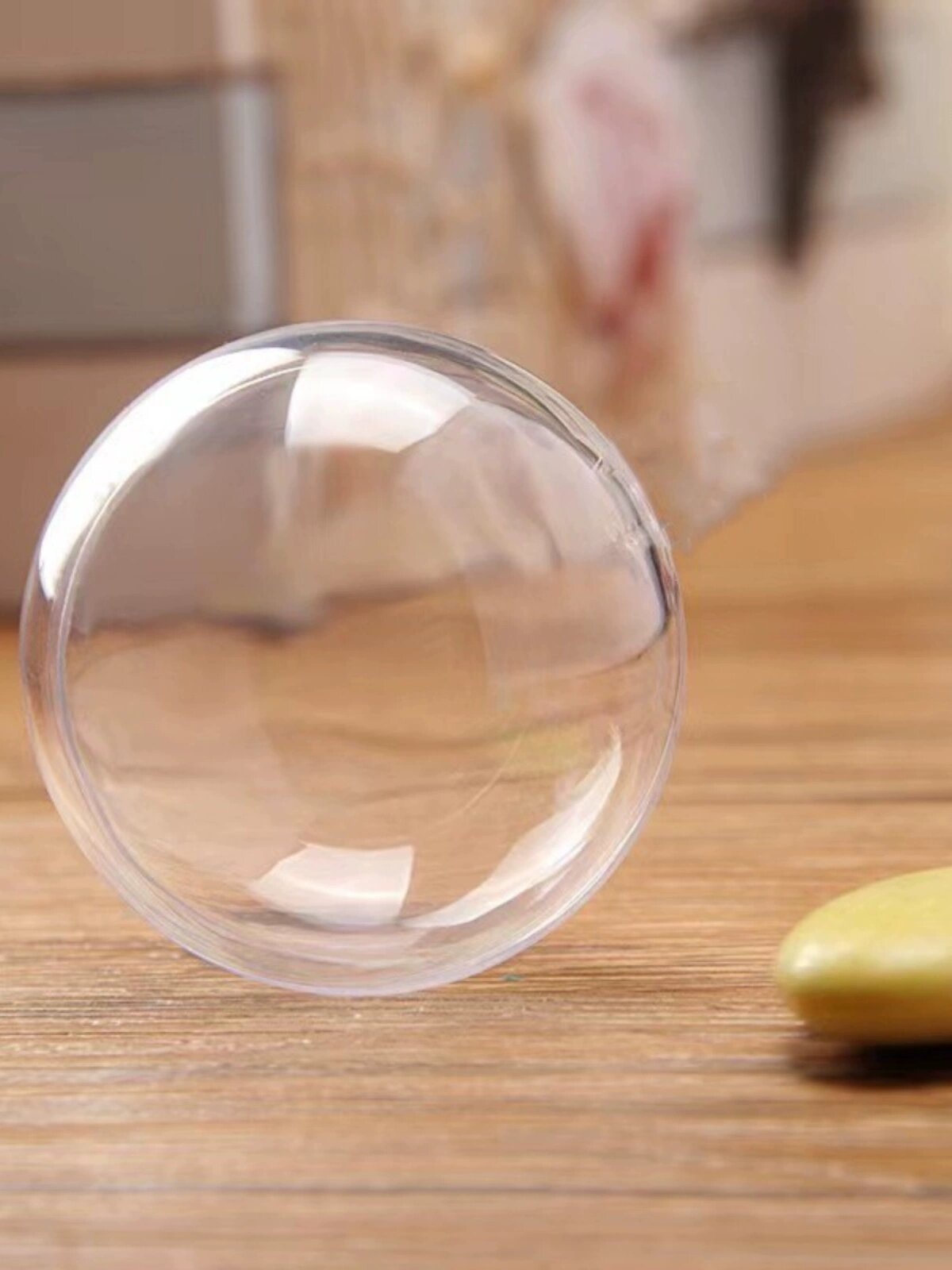 Прозрачный полый шар, диаметр 7 см, набор из 5 штук для декора подарков, пластиковый декоративный шар