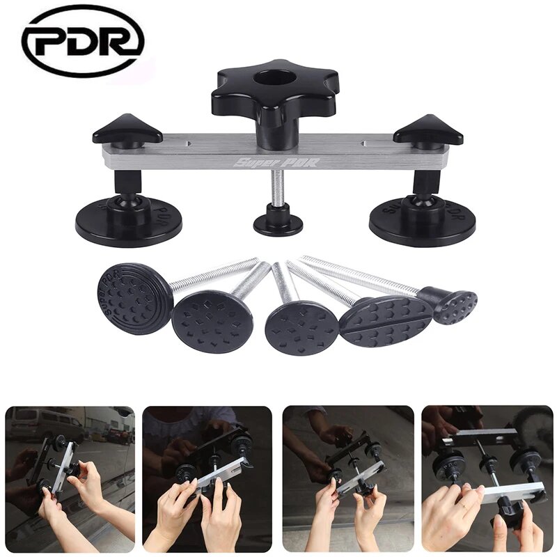 Инструменты PDR, вытяжной мост, автомобильный вытягиватель вмятин, ручной инструмент, ремонт вмятин без покраски, «сделай сам», набор инструментов для удаления вмятин на авто, поддон от града, льда, шторма