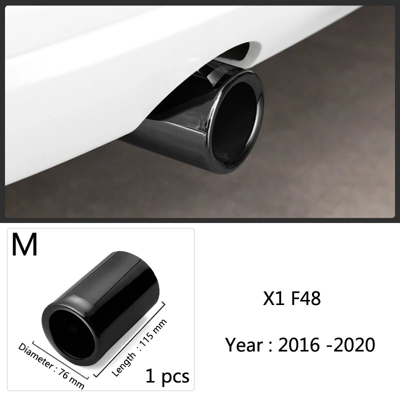 Аксессуары для BMW 1 2 3 4 5 7 серии X1 3GT F20 F22 F30 F32 F34 F10 F48 G30 G11 автомобильный выхлопной глушитель трубы Модифицированная задняя труба, m Type