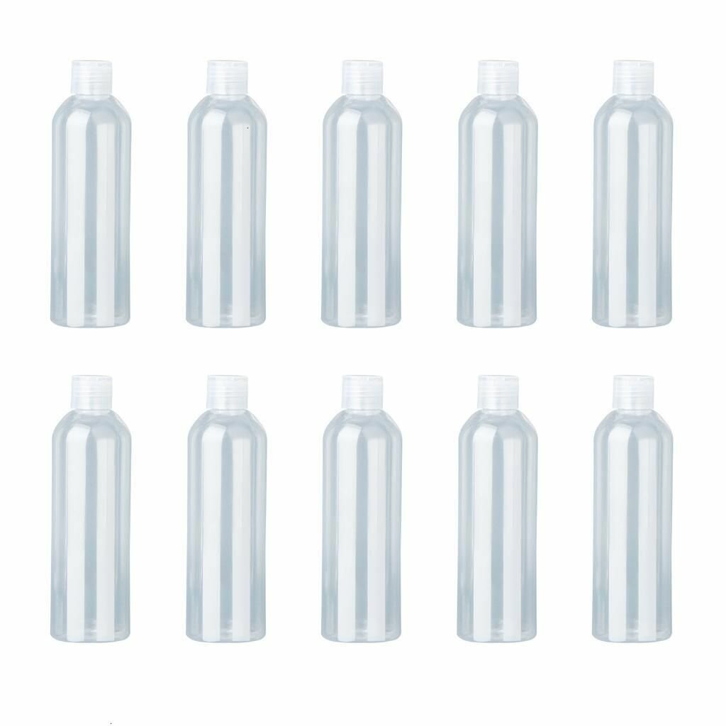 10 шт, прозрачная пластиковая бутылка-100 мл