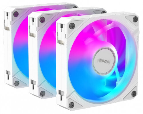 Вентиляторы для корпуса Gigabyte AORUS EZ CHAIN FAN 120 ICE 3шт (GP-ECFAN1203 ICE)