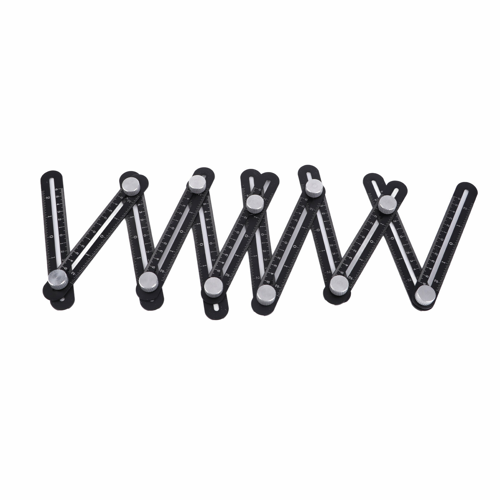 Многоугольный детектор отверстий портативный стальной линейка для сверления отверстий универсальный пол настенная плитка измерительная линейка