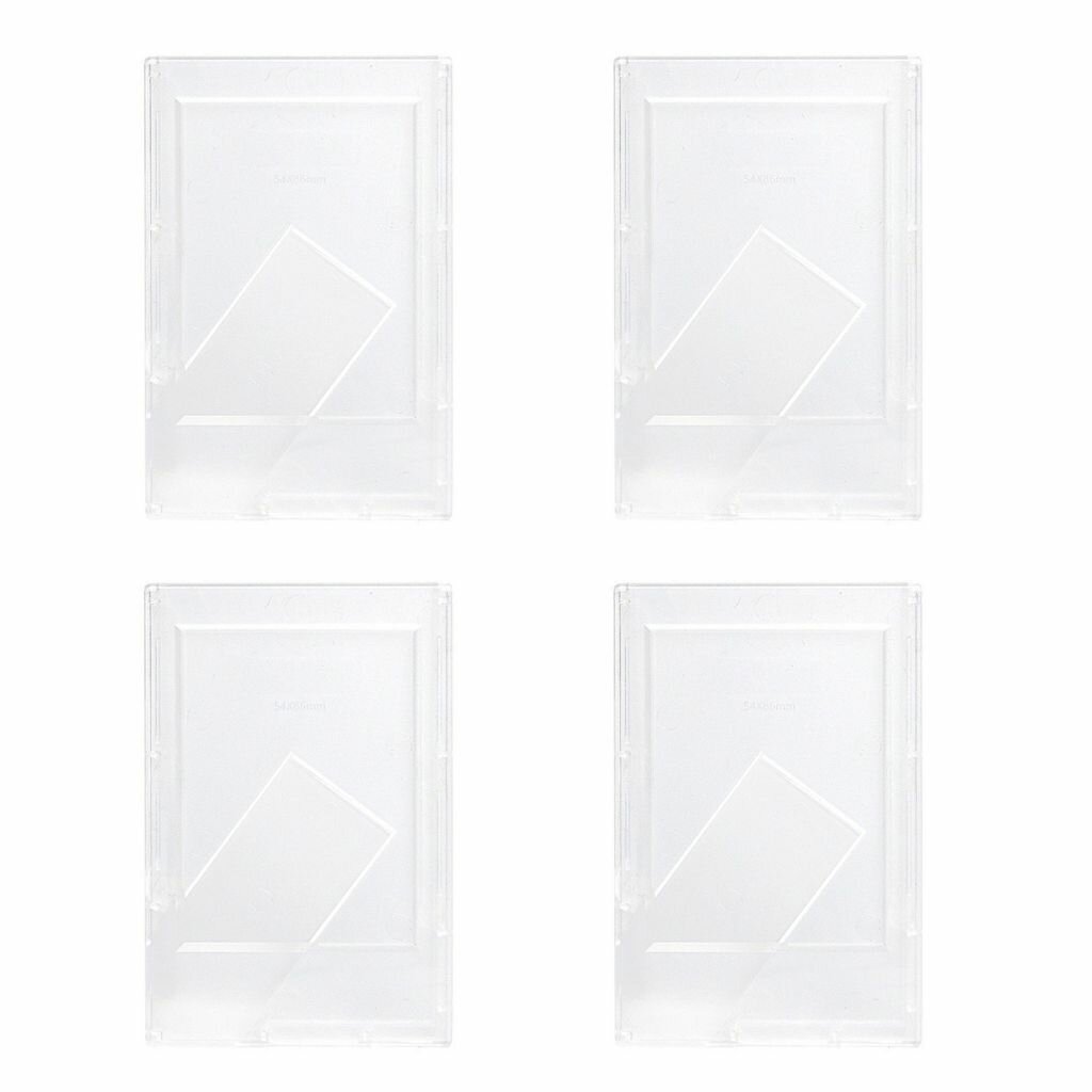 1 комплект из 4 простых 3-дюймовых фоторамок polaroid small-прозрачных матовых