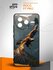 Чехол на Poco F7 Pro, Поко Ф7 Про, накладка, противоударный, силиконовый, с рису...