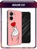 Силиконовый чехол на Realme C33 / Реалми С33 с принтом "Милое сердечко"