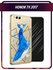 Чехол на Honor 7X / Хонор 7Х с принтом "Кит графика", прозрачный