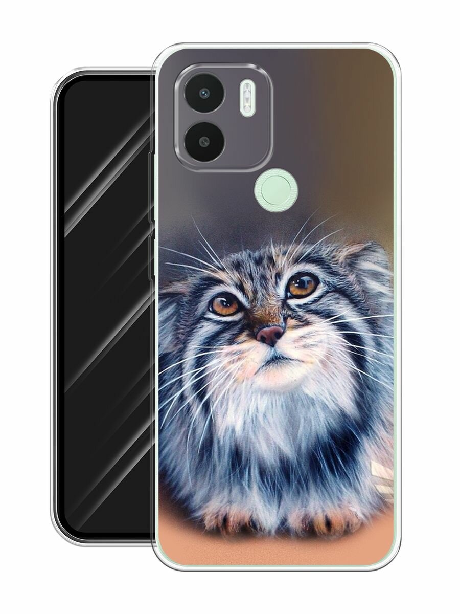 Чехол на Xiaomi Redmi A1+/Redmi A2+/Poco C51/C50 / Редми A1+ с принтом "Кот манул 2" — фото 1