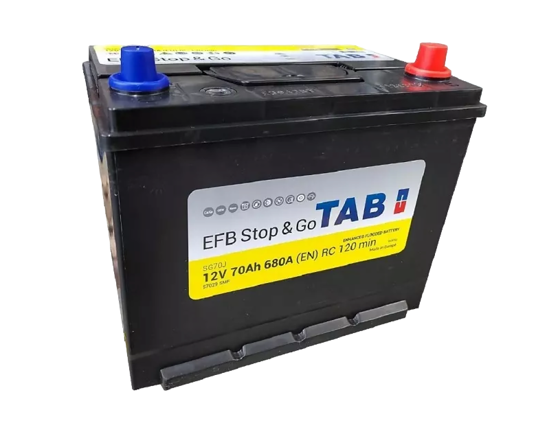 Автомобильный аккумулятор TAB EFB Stop & Go SG70 (57029) 260х173х225