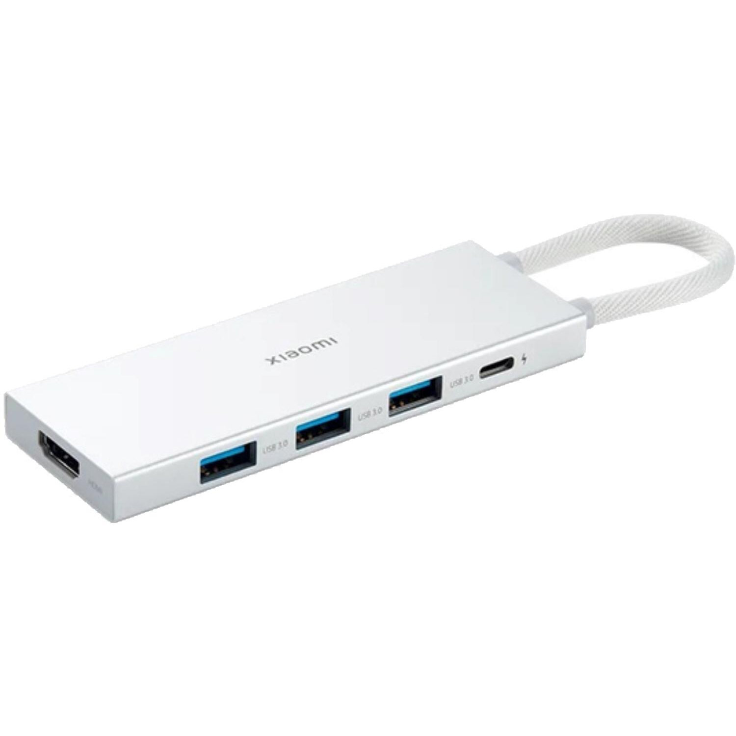 Док-станция XIAOMI 5-in-1 Type-C, Hub, белая, пластик