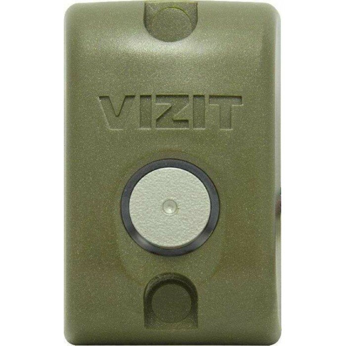 Кнопка выхода VIZIT новый корпус, поликарбонат, накладной