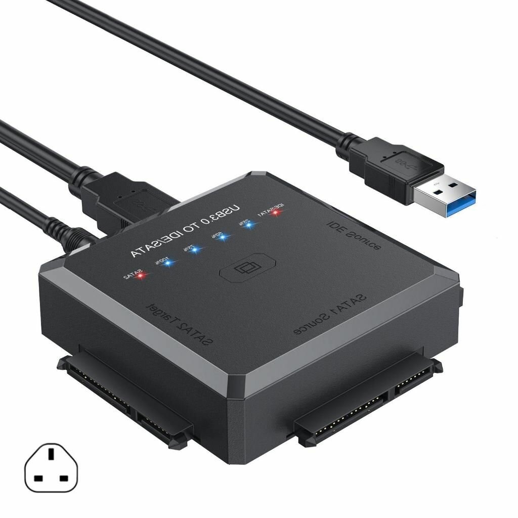 Адаптер жесткого диска быстрого скорости USB для SATAS IDE для эффективного управления данными, Британские правила