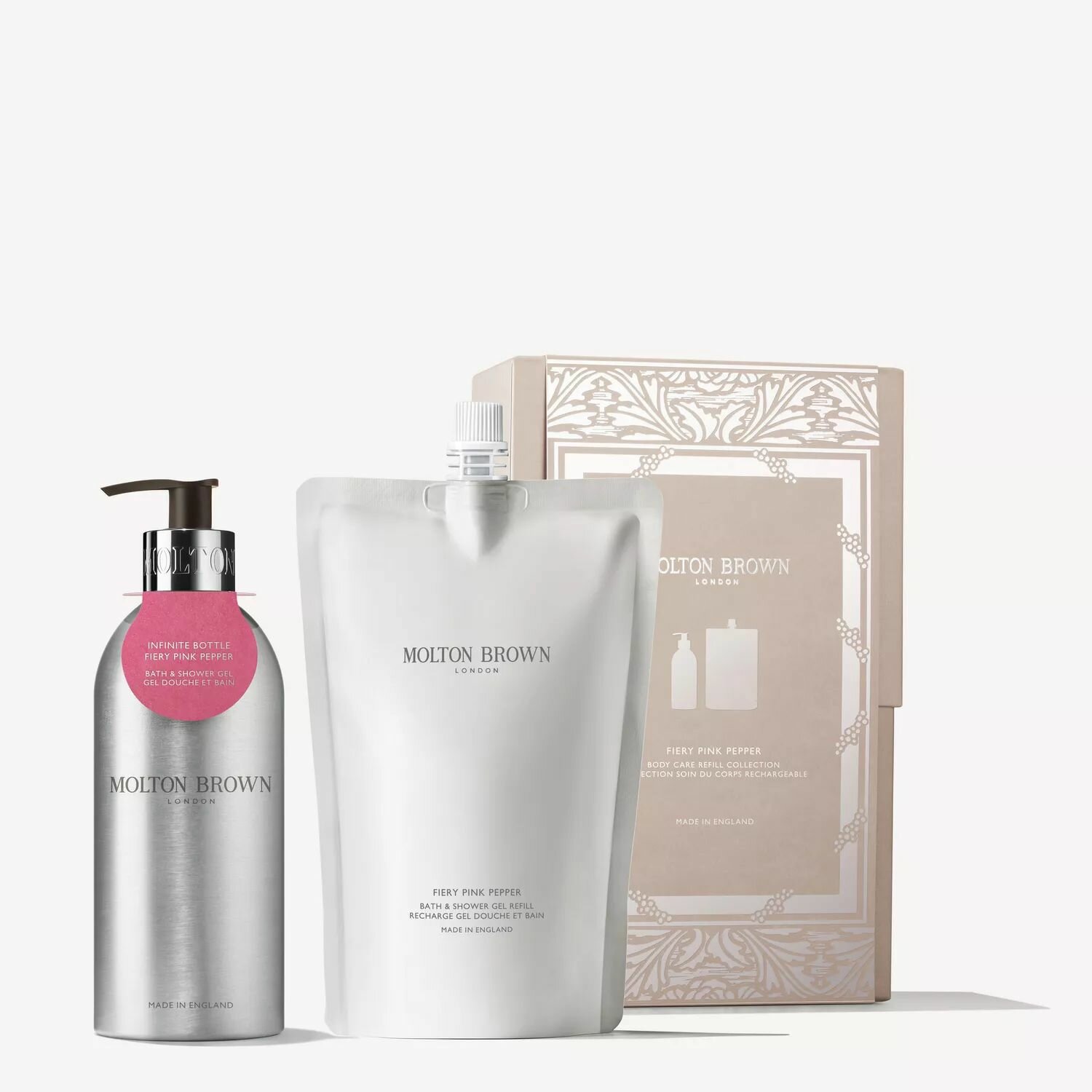 Подарочный набор Molton Brown Fiery Pink Pepper Body Care Refill Gift Set