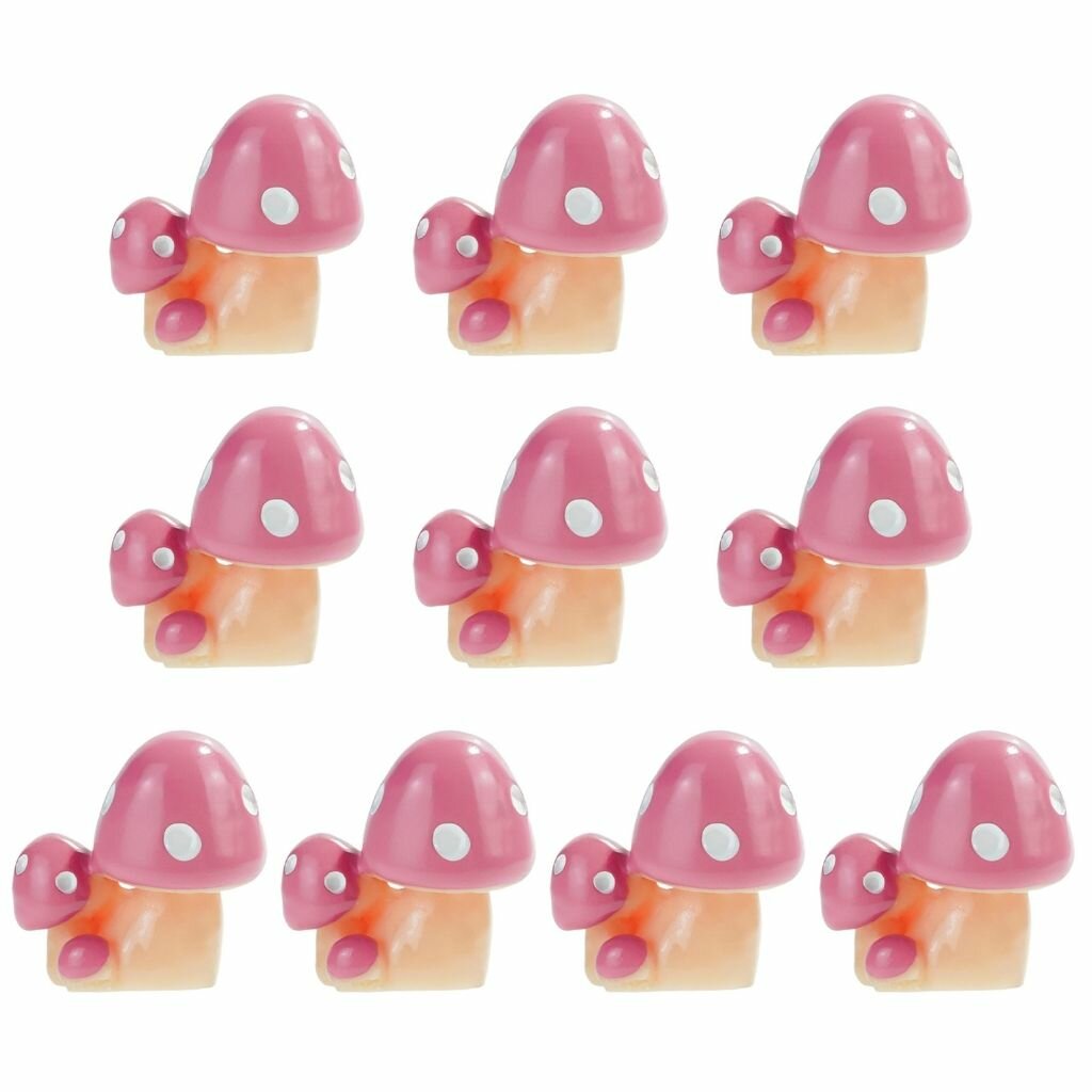 1 упаковка из 10 штук, имитация грибного микро-ландшафтного декора-гриб № 3