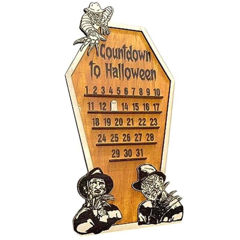 Календарь обратного отсчета деревенского декора в стиле кантри