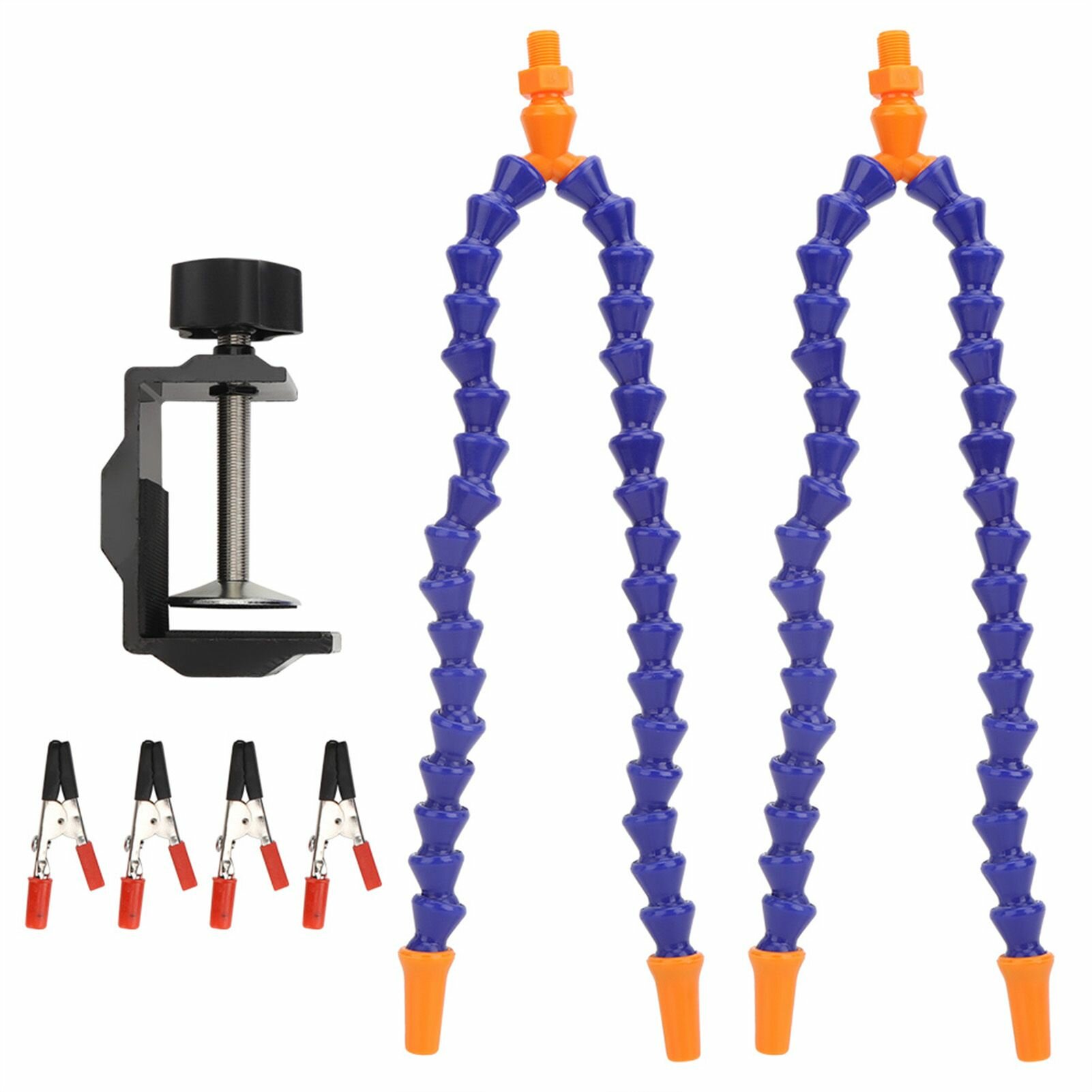 Гибкий 4-рычажный паяльный держатель, синий, многофункциональный для ремонта и фиксации печатных плат