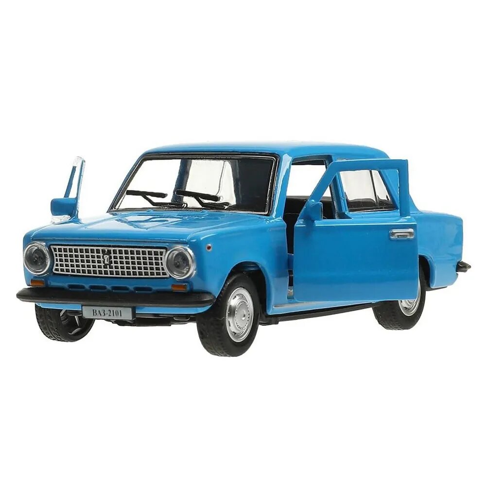 Машинка металлическая Технопарк Ваз-2101, 12 см, синяя