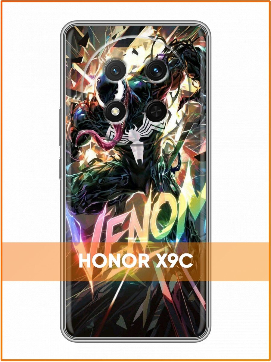 Чехол для Honor X9c с принтом для мальчиков с Веномом (Хонор Х9с)