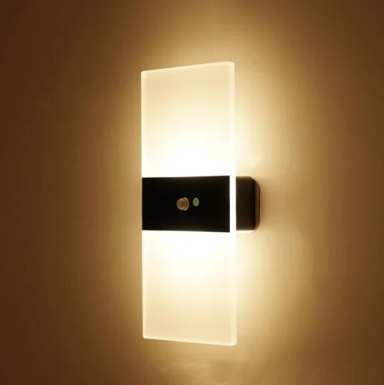 KINLAMS Настенный светильник с датчиком движения