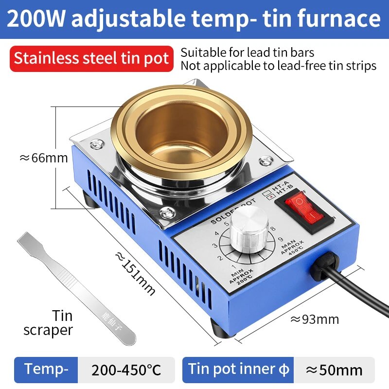 Печь для плавления олова 200-450℃, LXS924591, ЕС, LXZ924592A