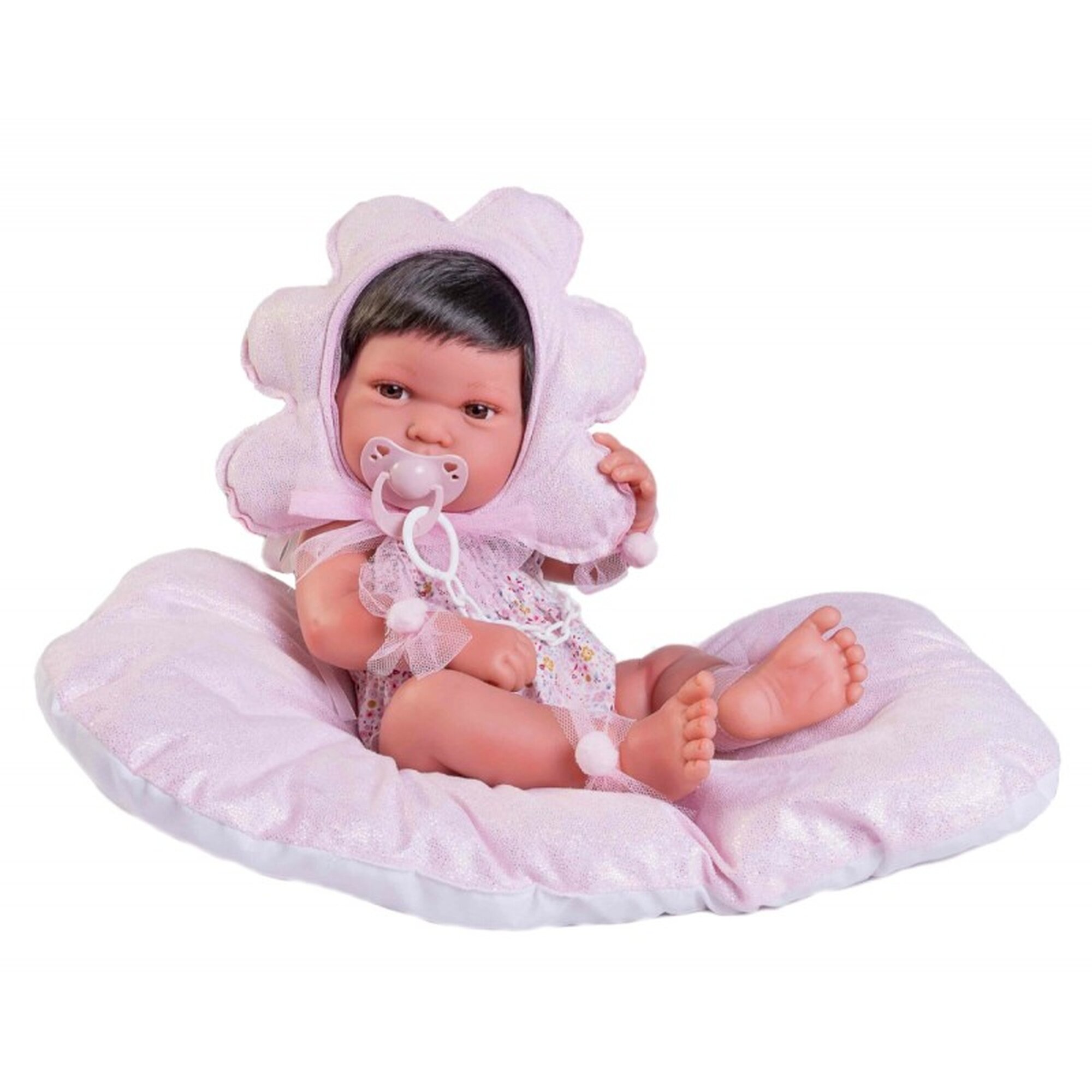 Кукла Antonio Juan Baby Pipa 50397, с подушкой, виниловая, для купания, 42см