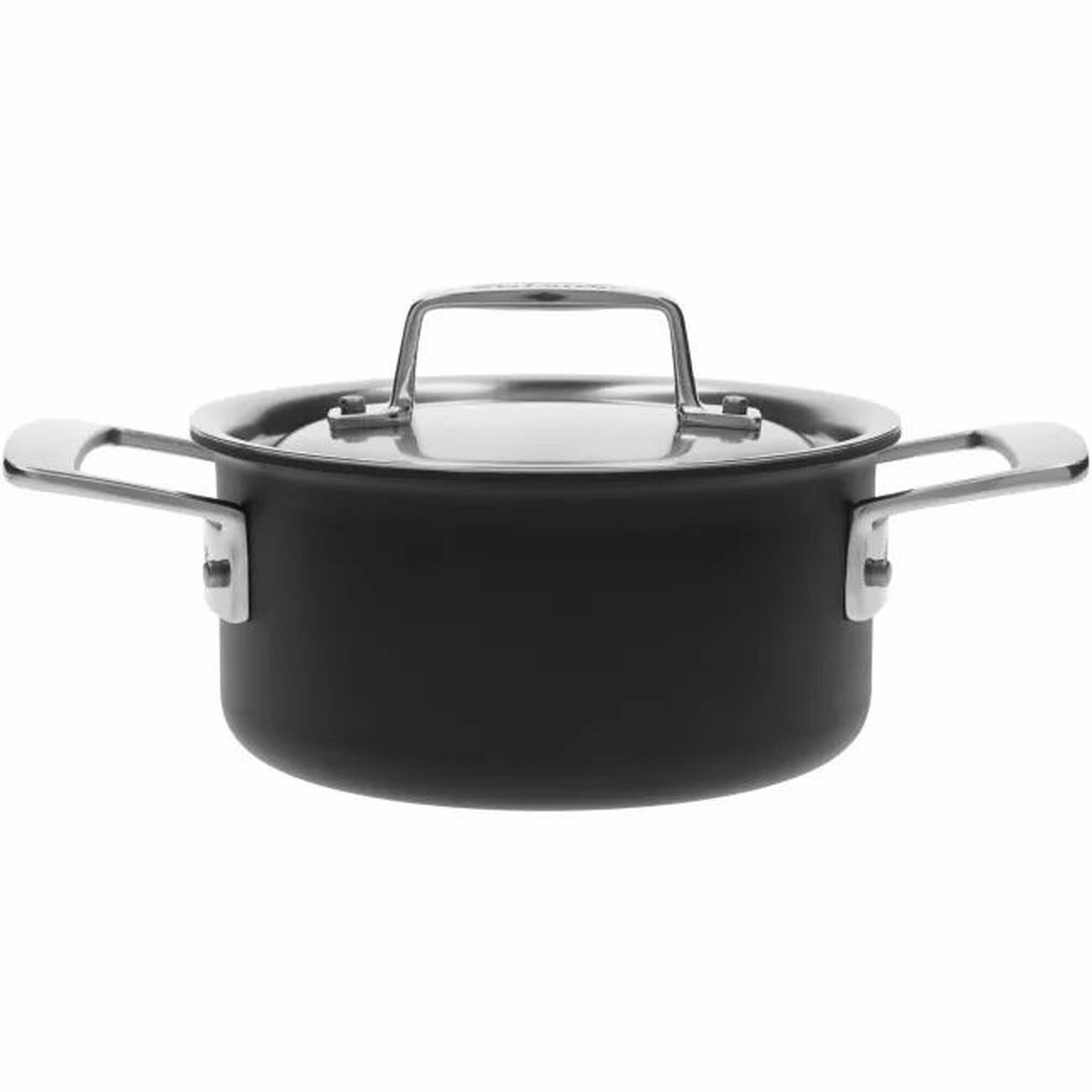 Кастрюля с крышкой Demeyere Alu Pro 5, 20 см 2,5 л, цвет черный, 40851-173-0