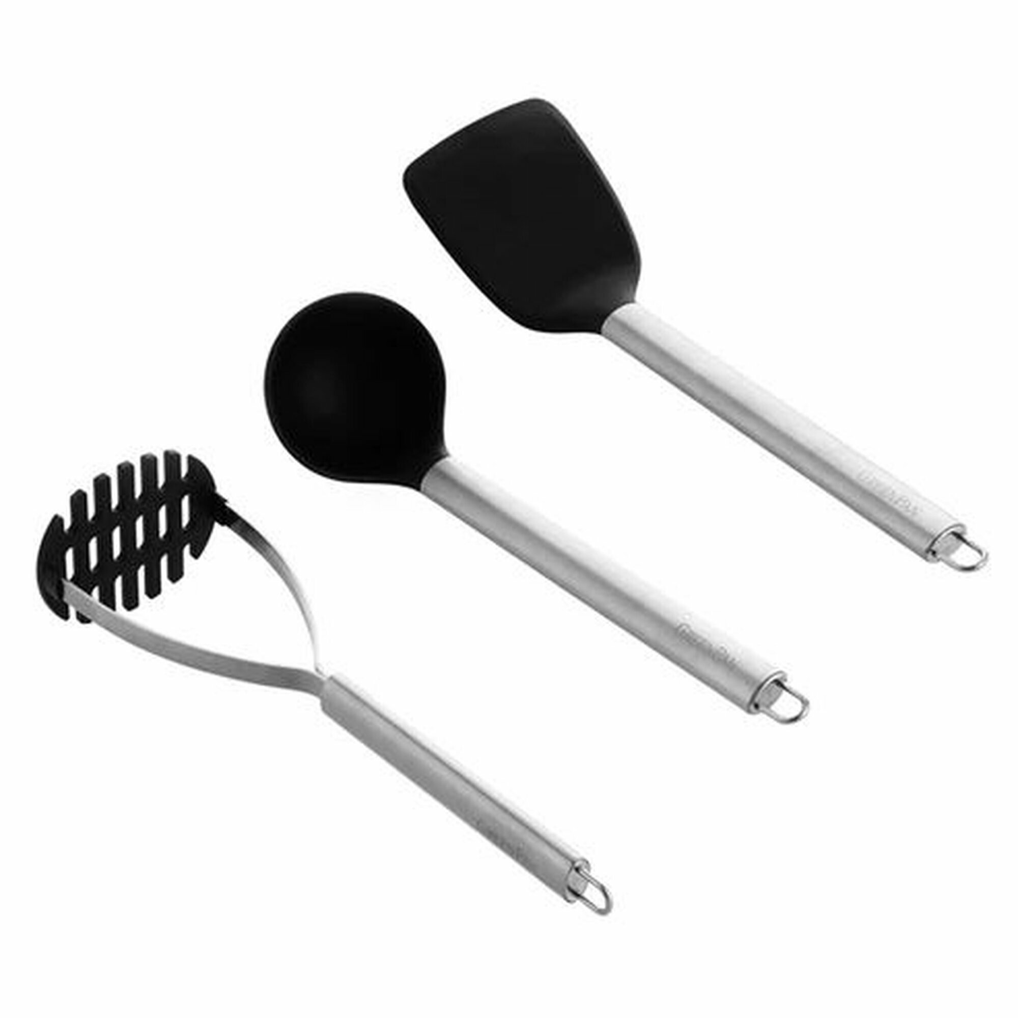 Набор кухонный GreenPan Chef's Collection CW-CC007740-001, нержавеющая сталь, чёрный/серебристый