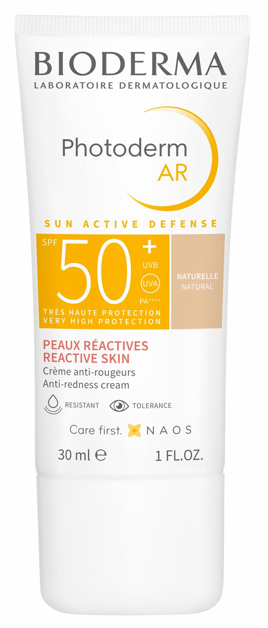 Солнцезащитный крем Bioderma "Фотодерм АР", SPF 50+, с тоном, для чувствительной кожи, 30мл